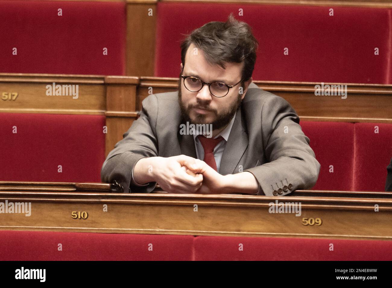 Deputy, Arthur Delaporte attends a session of Questions to the ...