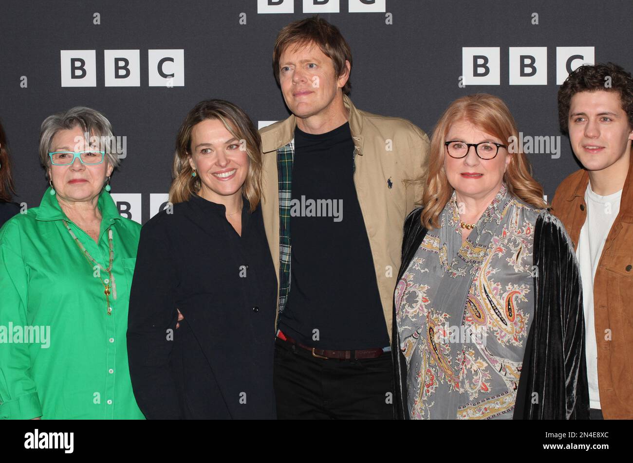 London.UK. Barbara Flynn, Sally Bretton, Kris Marshall, Felicity ...