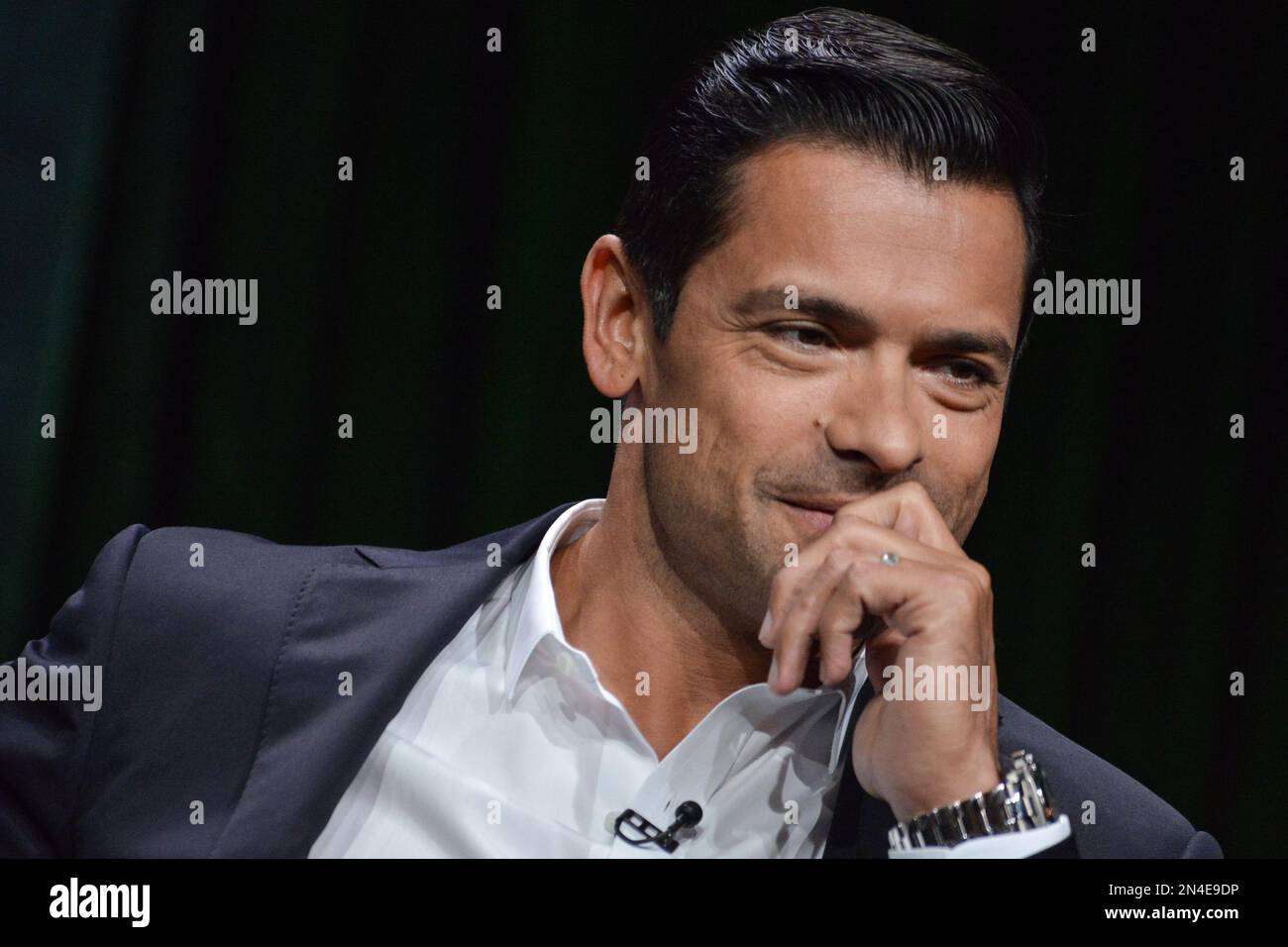 Mark Consuelos speaks onstage during the "Alpha House" panel at the ...
