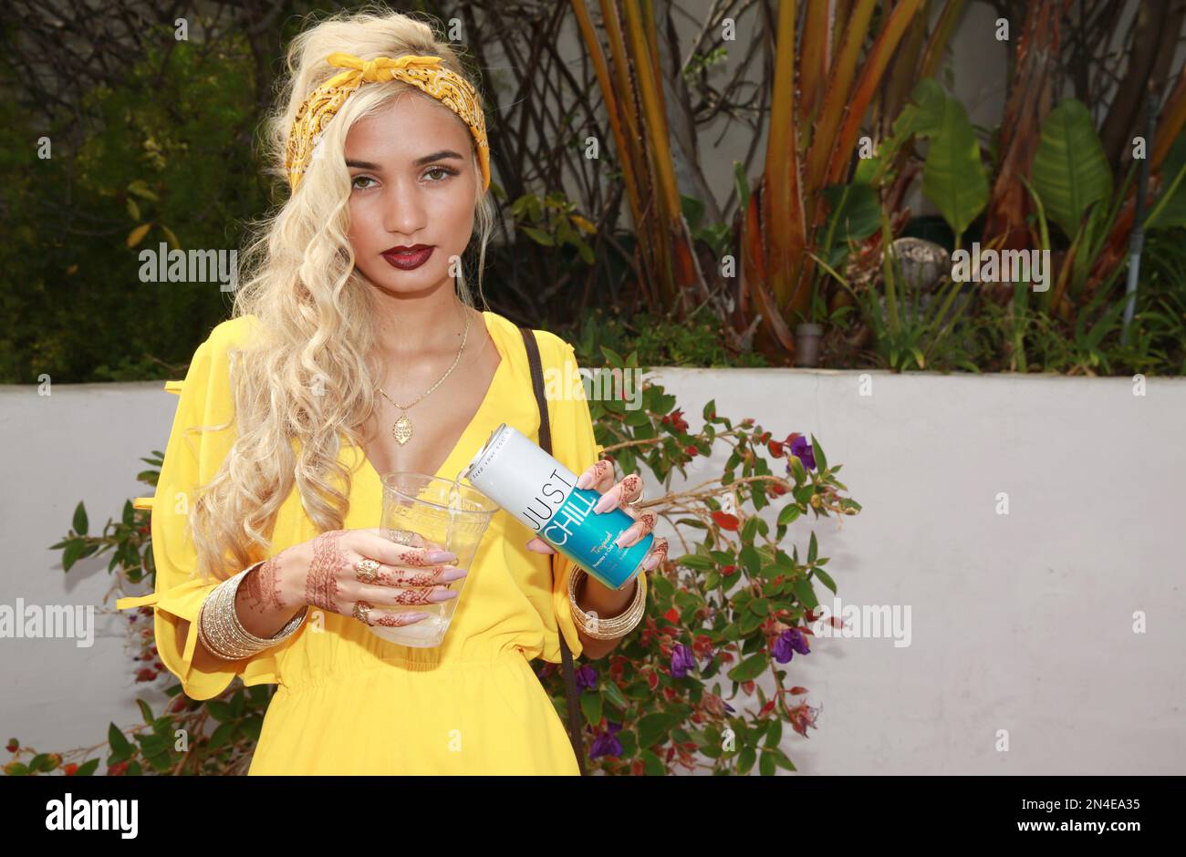 Pia Mia celebrates her Annex Magazine cover at the Kia Malibu Estate on ...
