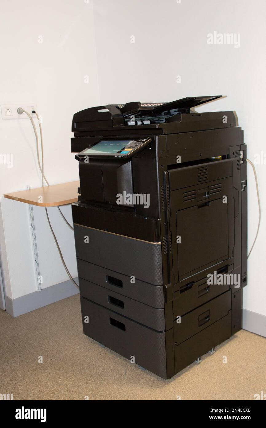 black copier multifonction for copy document in office business Stock ...