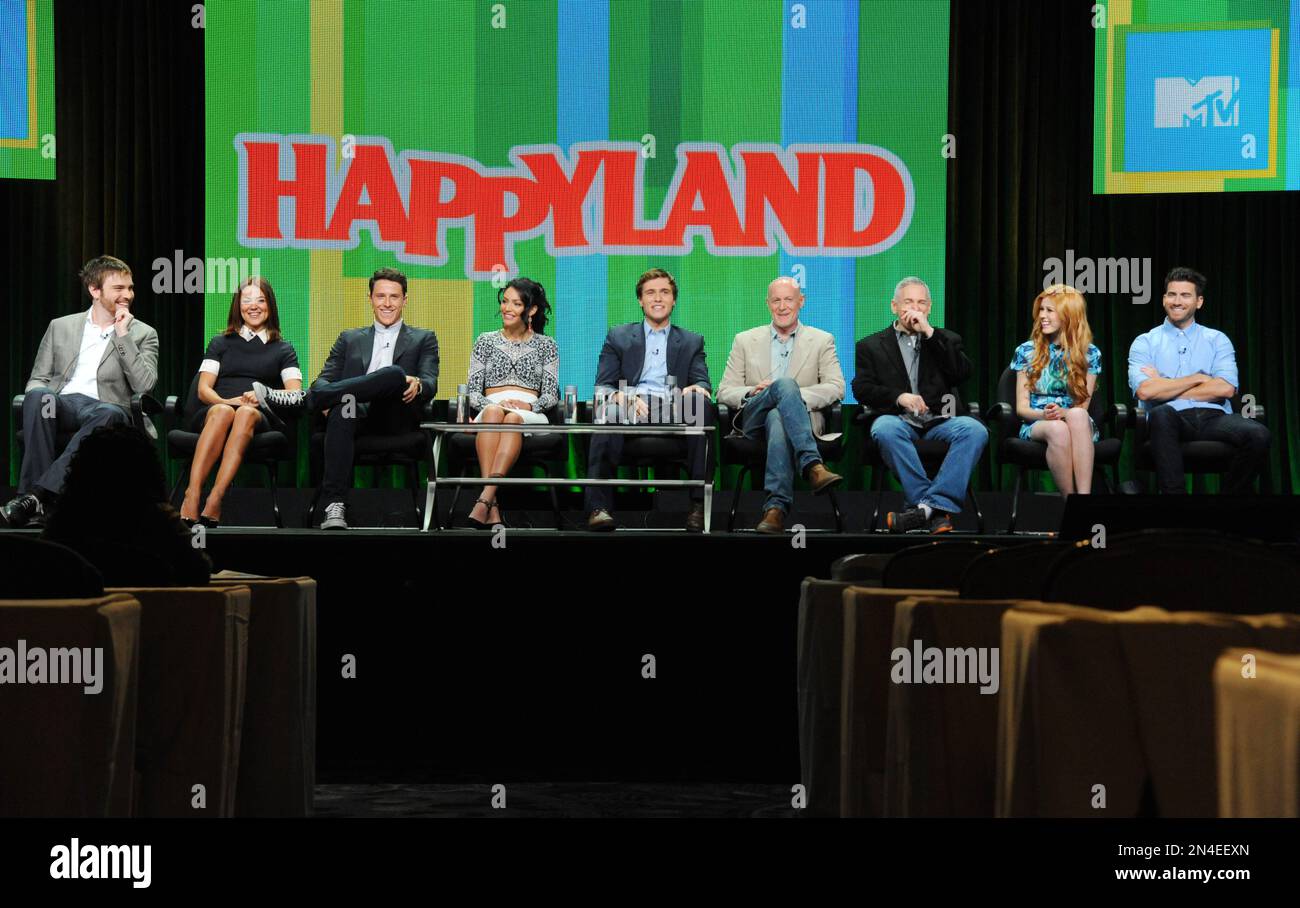 Creator Ben Epstein, and from left, Camille Guaty, Shane Harper, Bianca ...