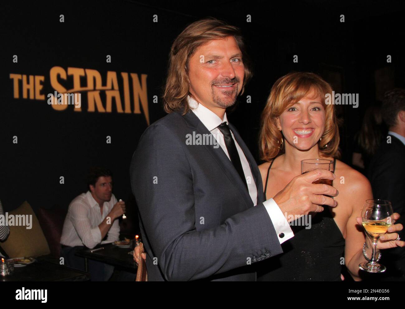 Actors Robin Atkin Downes and Michael Ann Young seen at LA Premiere ...