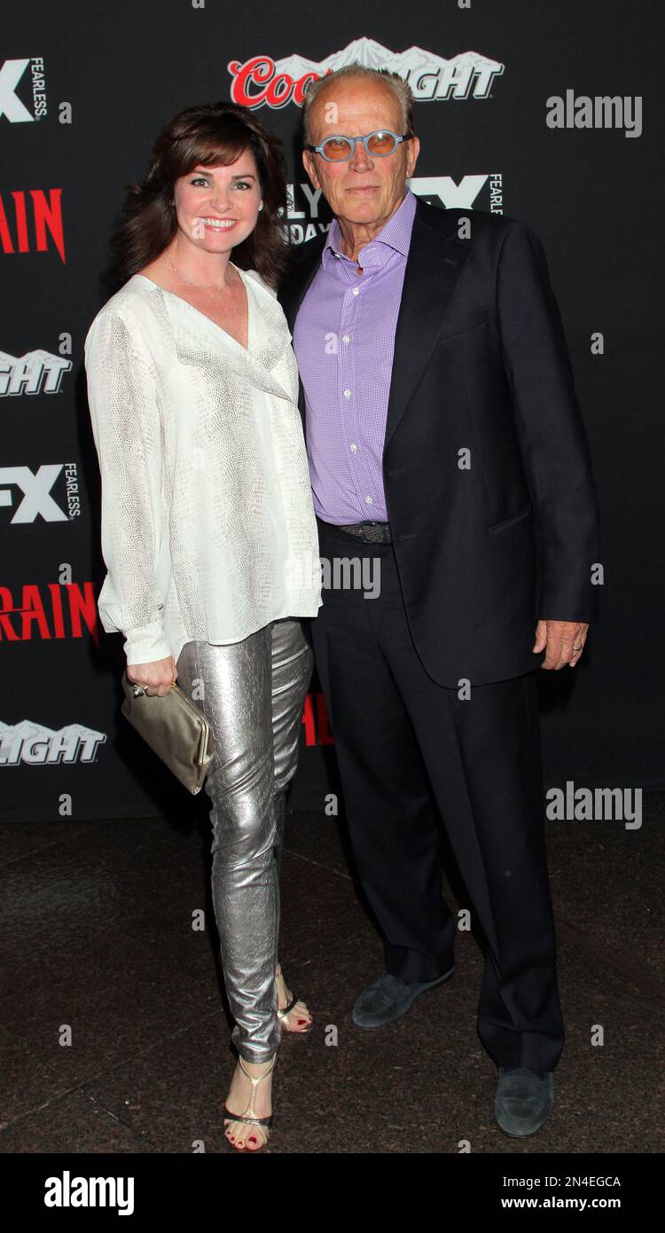 Actors Shari Stowe and Peter Weller seen at LA Premiere Screening of ...
