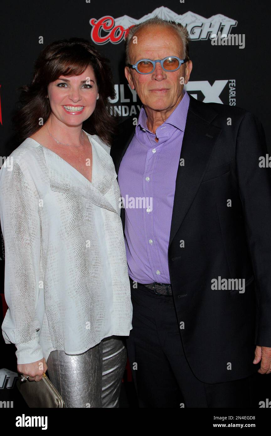 Actors Shari Stowe and Peter Weller seen at LA Premiere Screening of ...