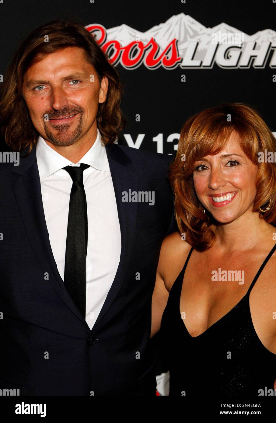Actor Robin Atkin Downes and actress Michael Ann Young seen at LA ...