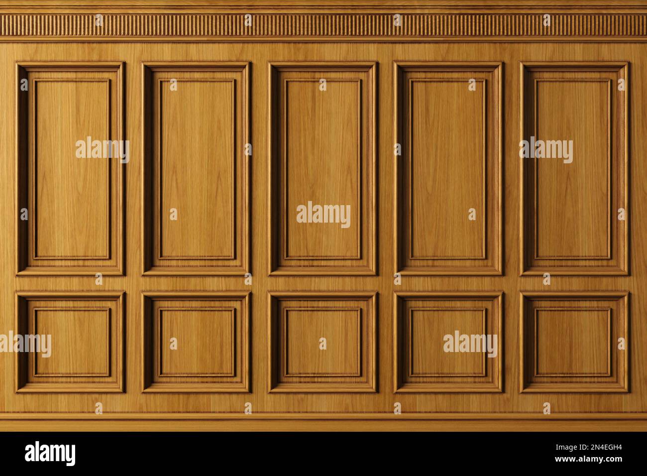 Classic wall with vintage brown wood panels Stock Photo - Alamy