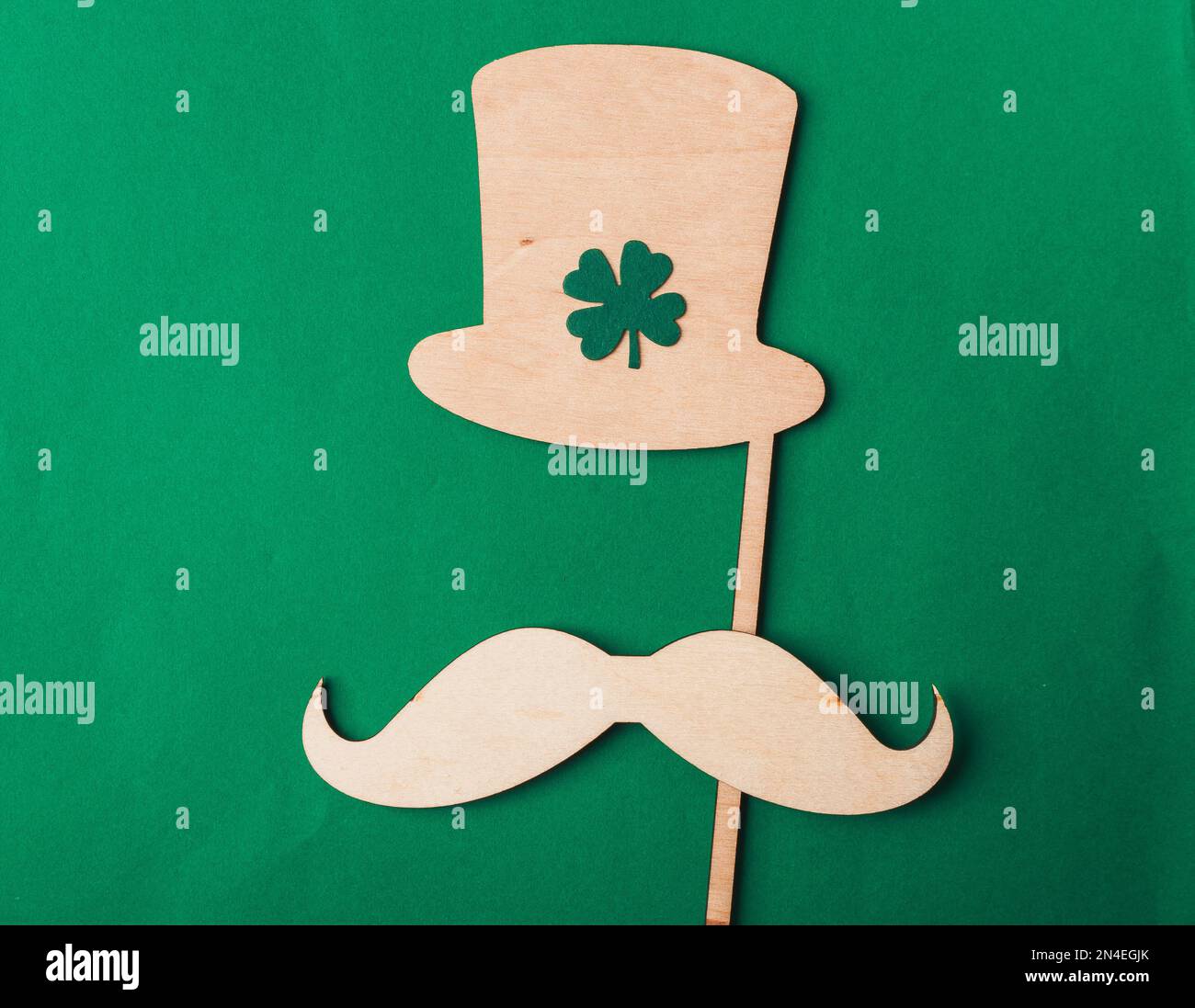 Abstract image of Saint Patrick Stock Photo - Alamy