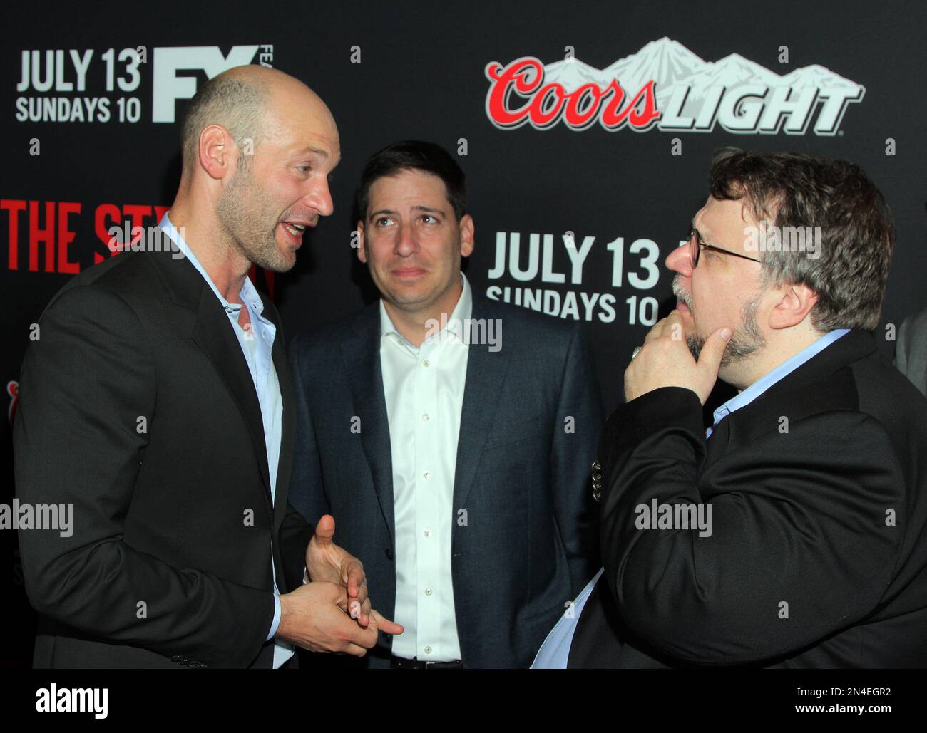 Actor Corey Stoll and executive producer Guillermo Del Tora seen at LA ...