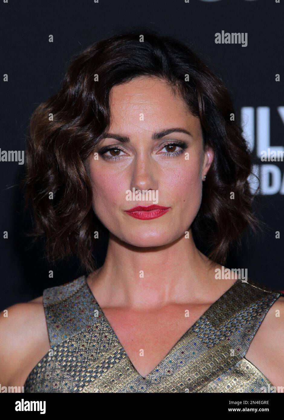 Actress Natalie Brown seen at LA Premiere Screening of "The Strain ...