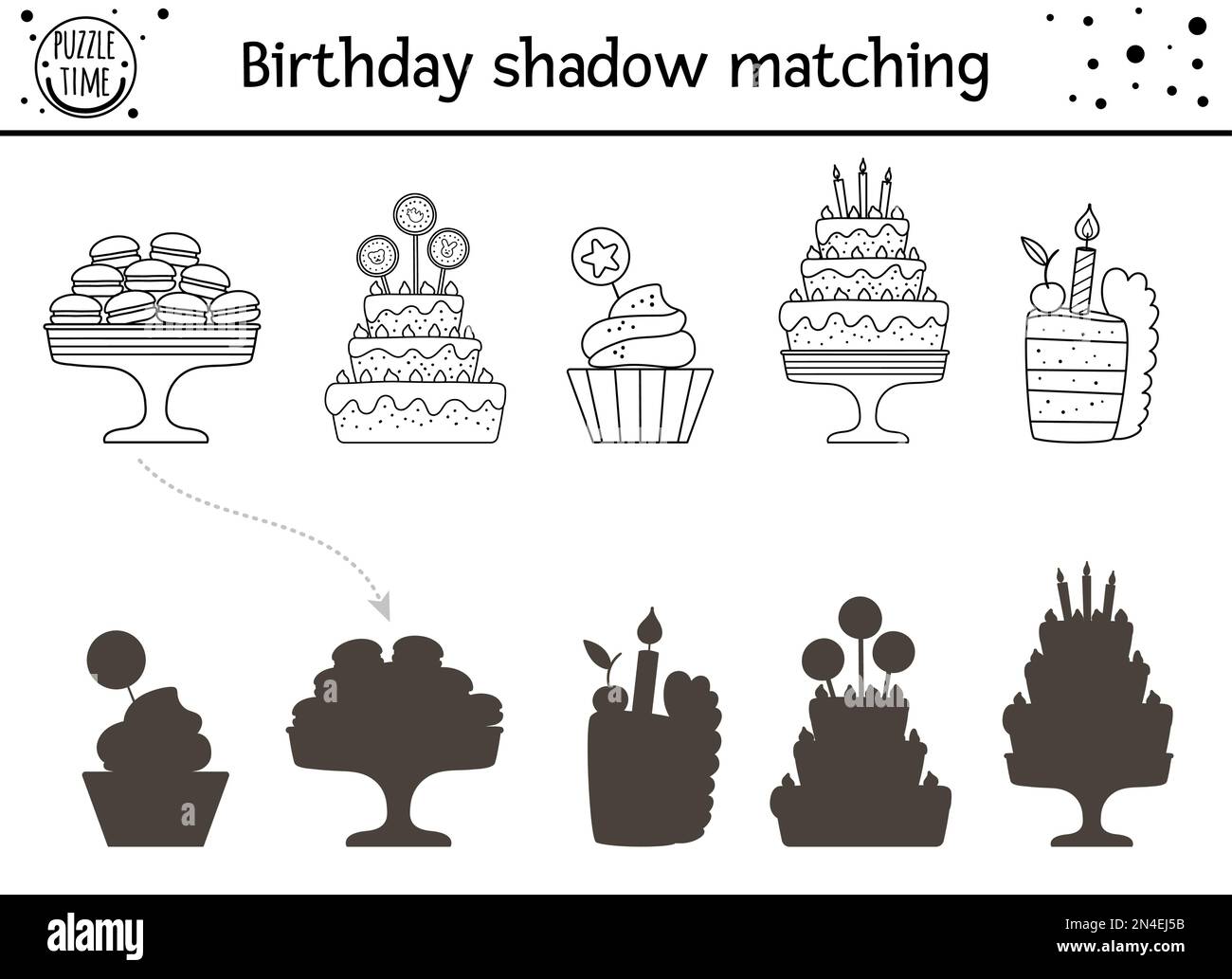 Fun holiday desserts Stock Vector Images - Alamy