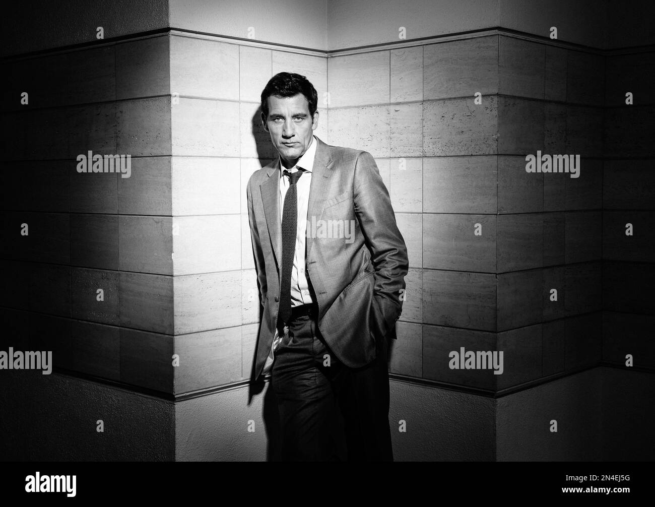 Clive Owen poses for a portrait during press day for the HBO Series ...