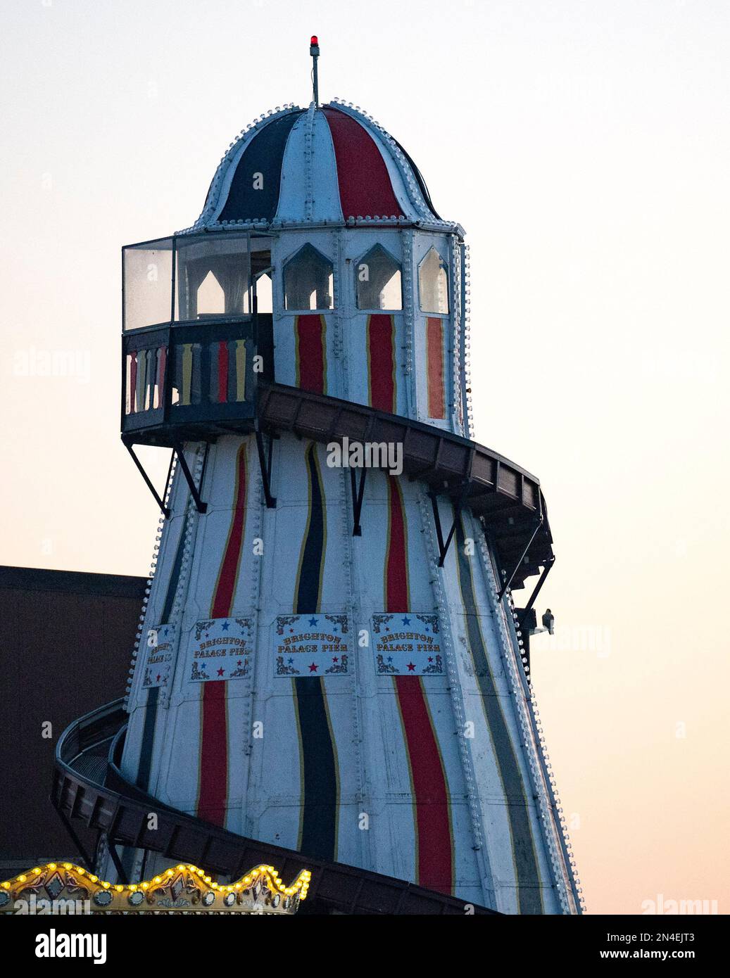 Brighton pier shelter skelter hi-res stock photography and images - Alamy