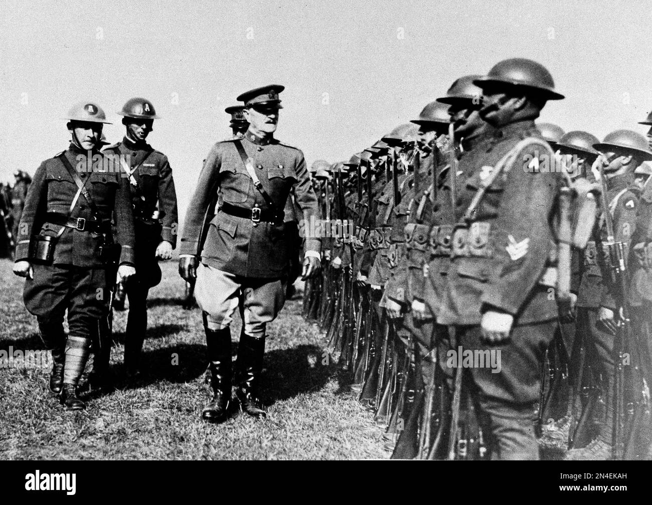 The Commander-in-Chief of the American Expeditionary Force, General ...