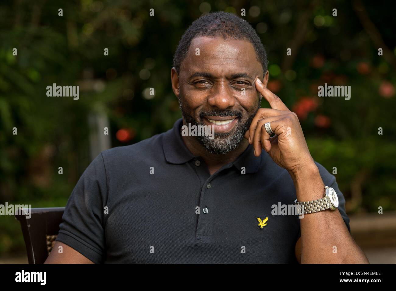 In this Sunday, Nov. 10, 2013 photo, actor Idris Elba poses for a ...