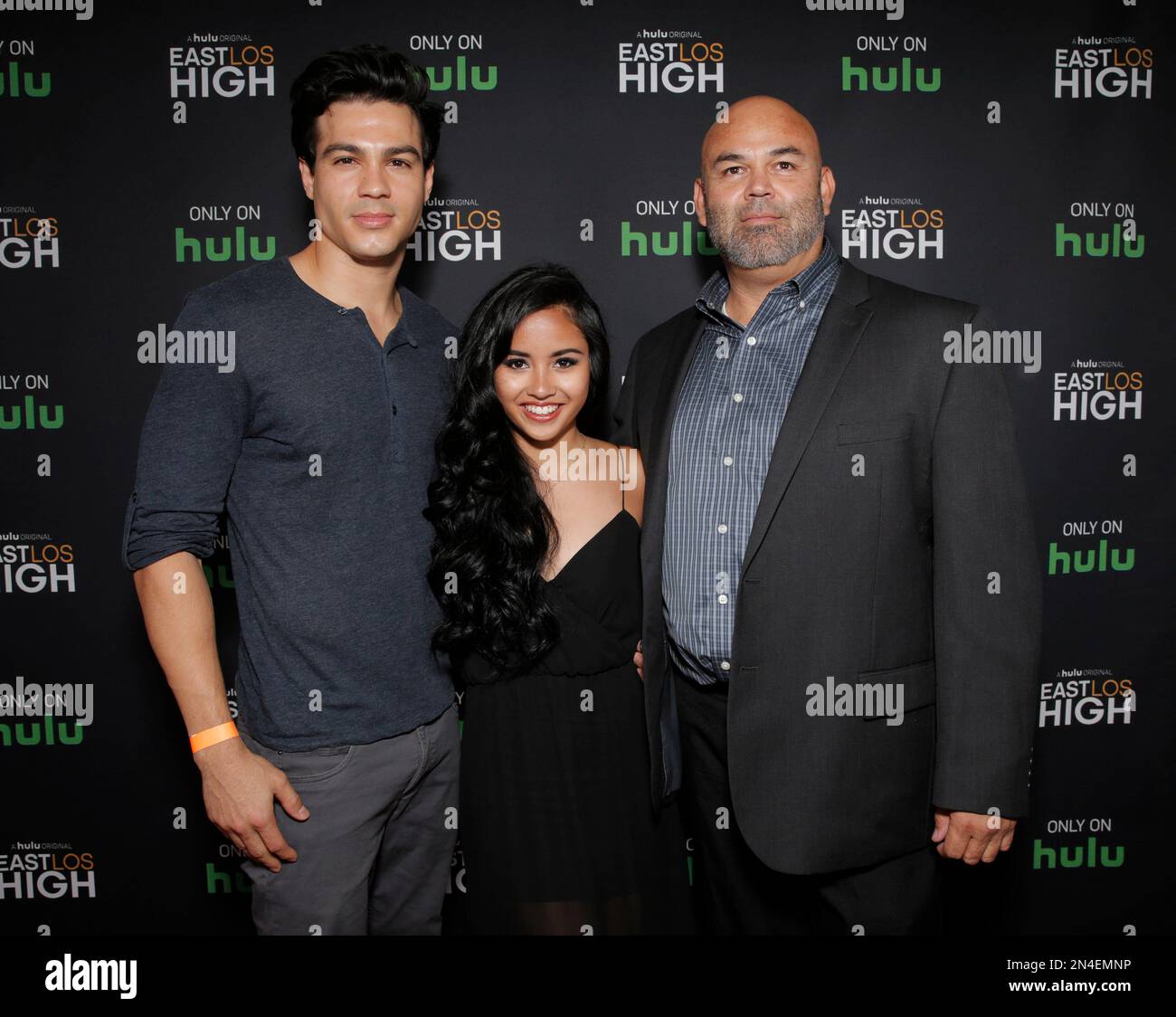 Ray Diaz, Cassandra Ventura and Producer Carlos Reza attend Hulu's East ...