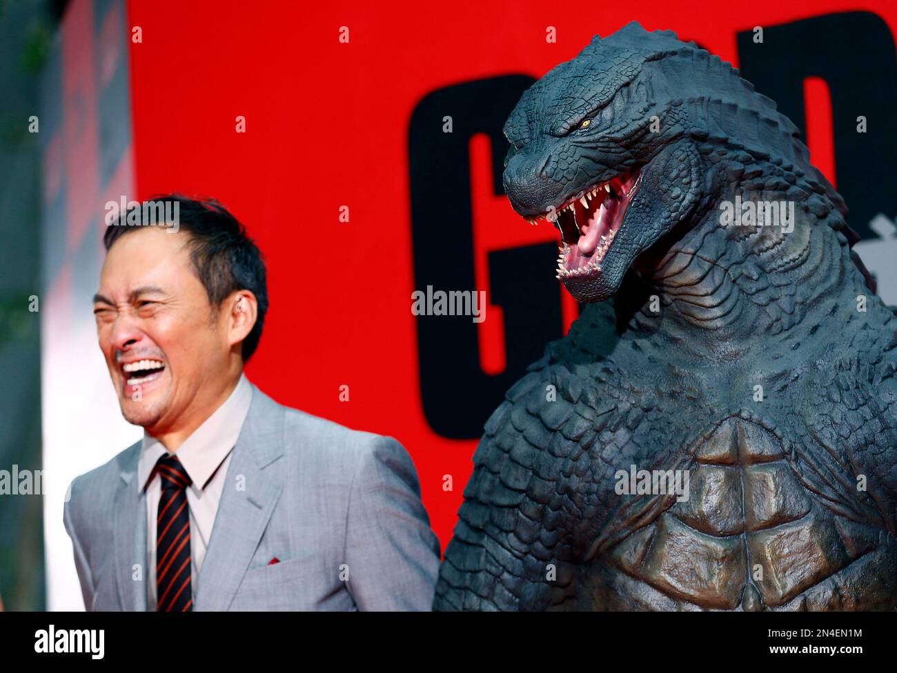 Japanese actor Ken Watanabe poses for photographers during the Japan ...