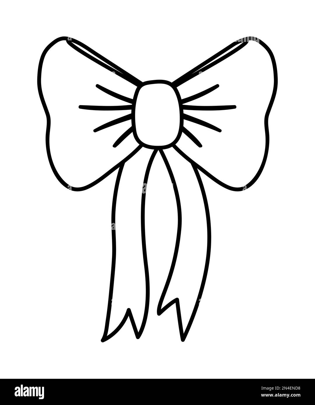 Bow Clipart Outline