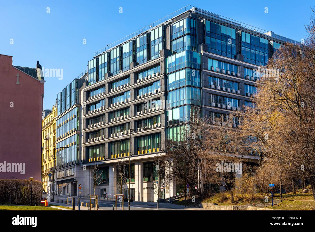 Warsaw, Poland - March 25, 2022: Warsaw Stock Exchange GPW headquarters ...