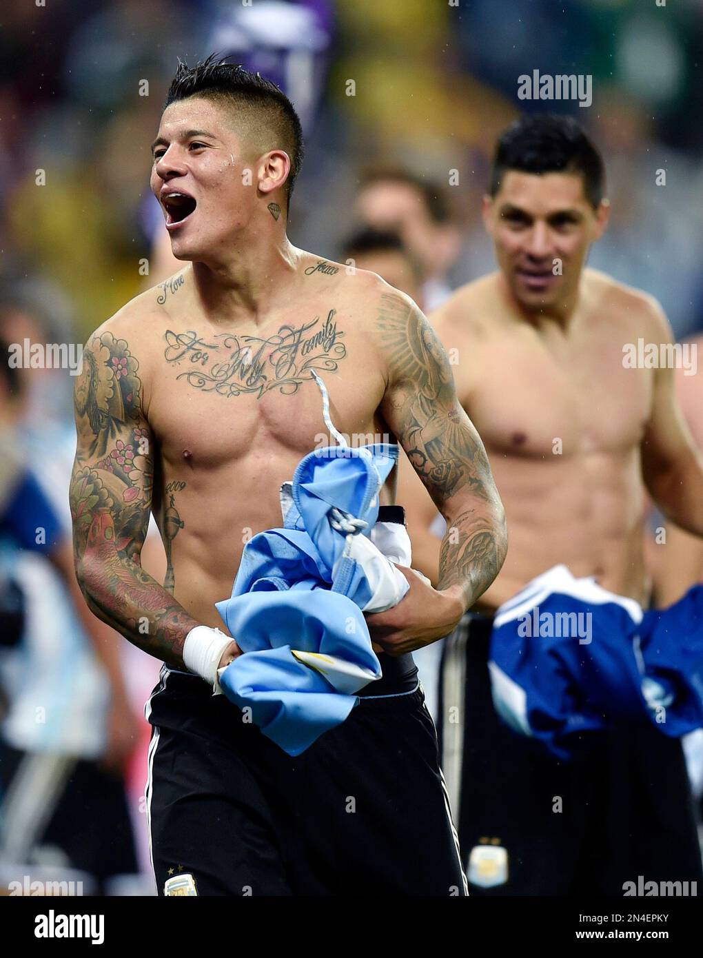 Marcos Rojo Diamond Tattoo