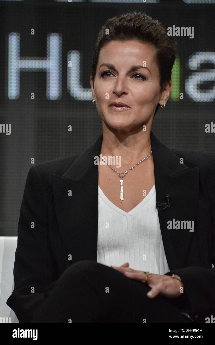 Executive producer Lisa Lucas speaks onstage during the "Pit Bulls ...