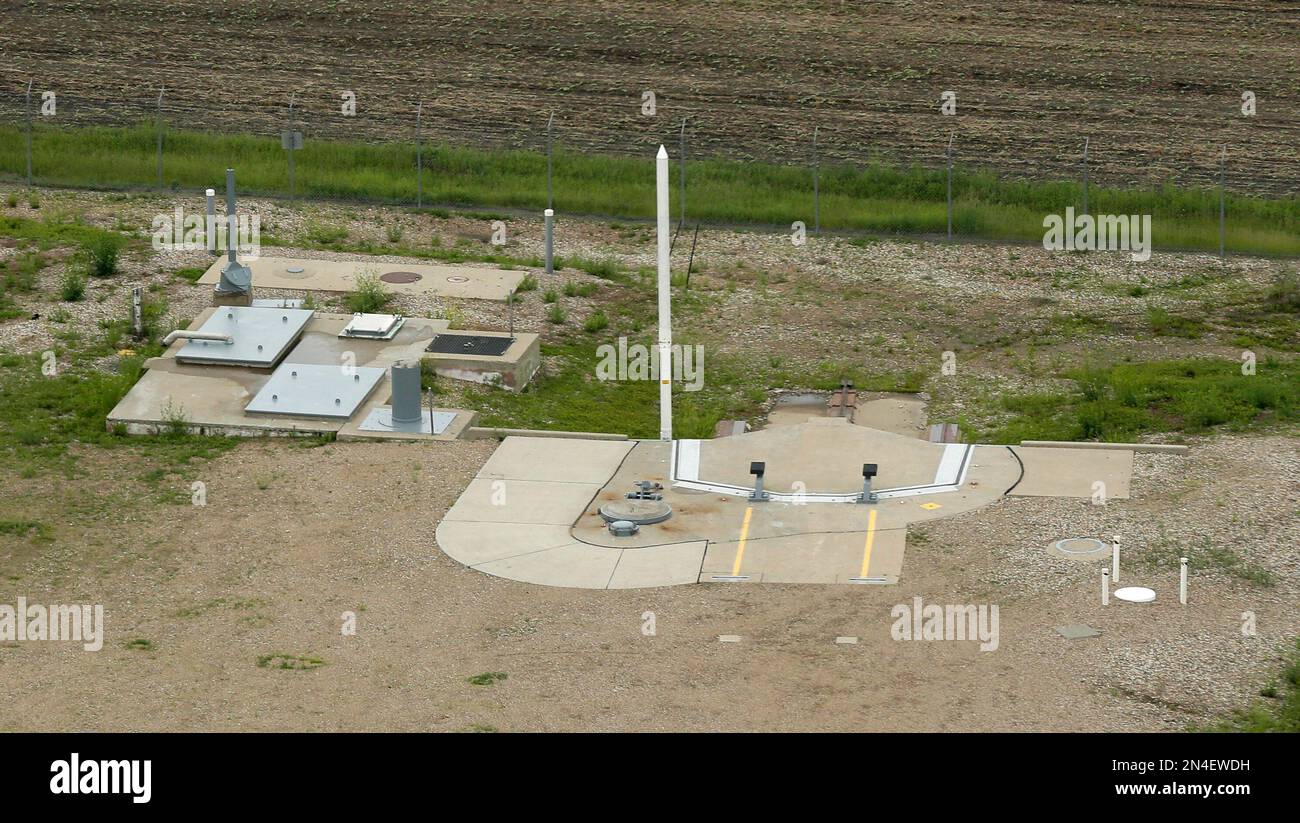 This photo taken June 24, 2014 shows an ICBM launch site is located ...