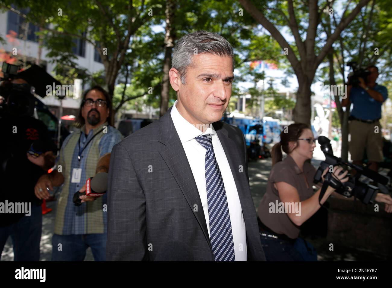 Los Angeles Clippers owner Donald Sterling's attorney Bobby Samini ...