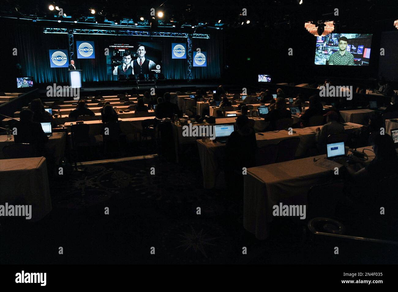 Actor Daniel Radcliffe speaks via satellite at the A Young Doctor's ...