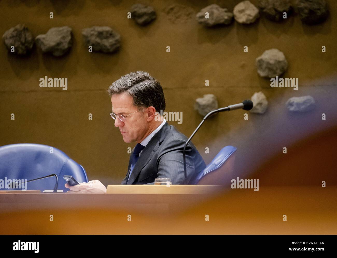 THE HAGUE - Prime Minister Mark Rutte during a debate in the House of ...