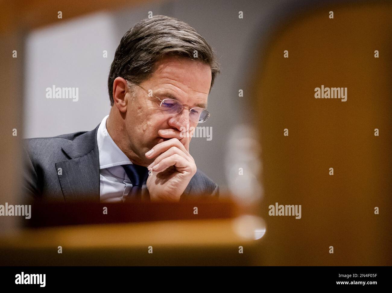 THE HAGUE - Prime Minister Mark Rutte during a debate in the House of ...