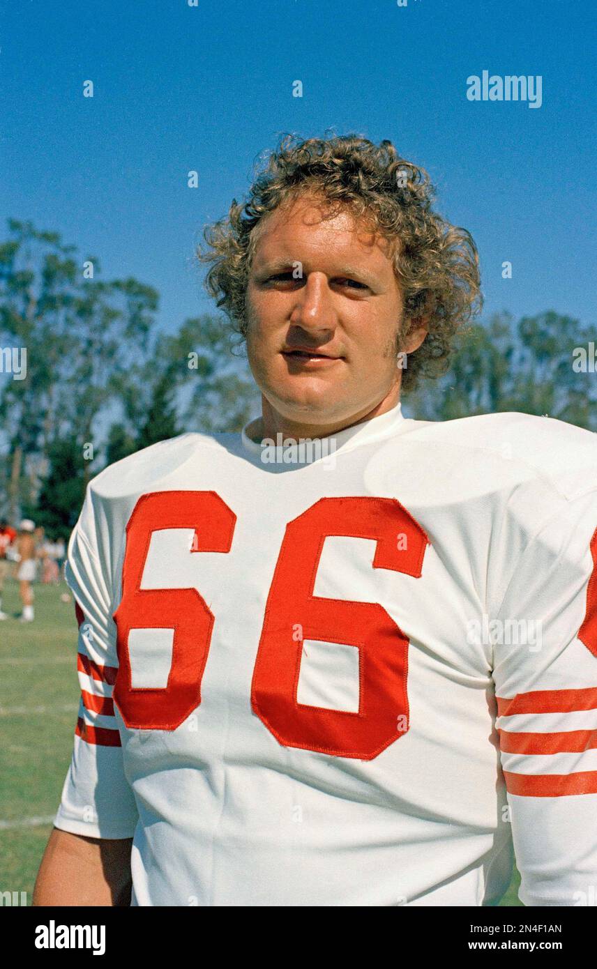 Bob Erickson of the San Francisco 49ers is shown in this 1973 photo ...