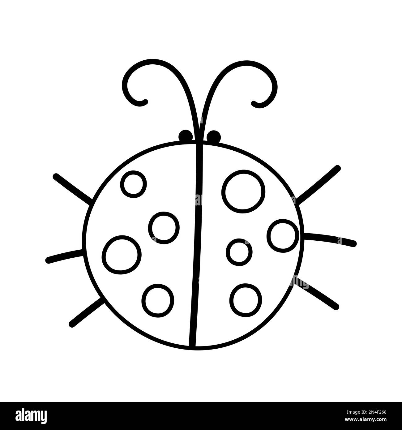 Clipart Ladybug Black And White