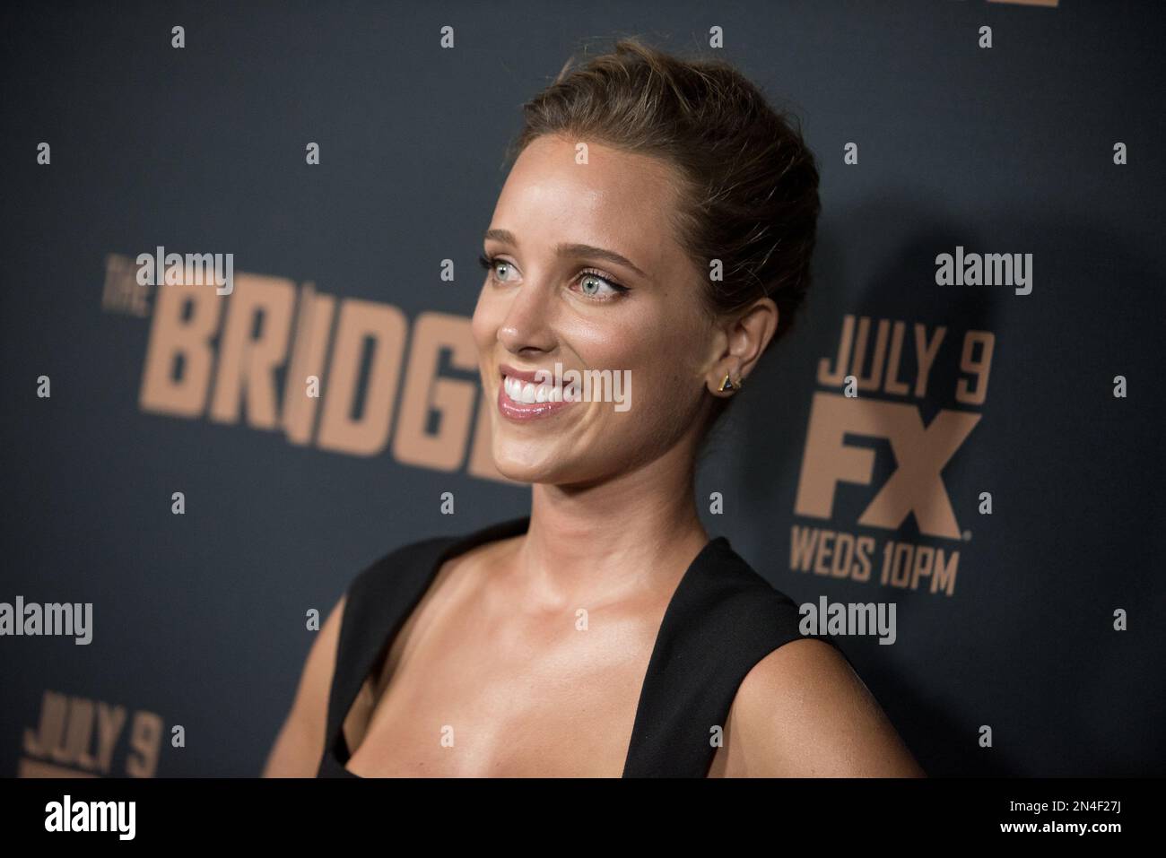 Jenny Pellicer arrives at the LA Premiere Screening of "The Bridge" on ...
