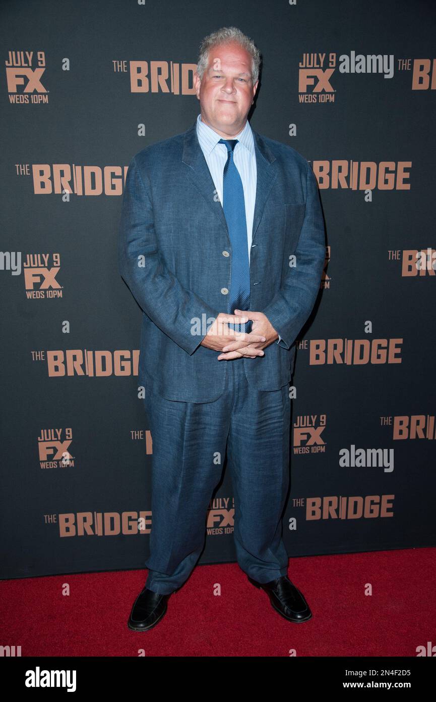 Abraham Benrubi arrives at the LA Premiere Screening of "The Bridge" on ...