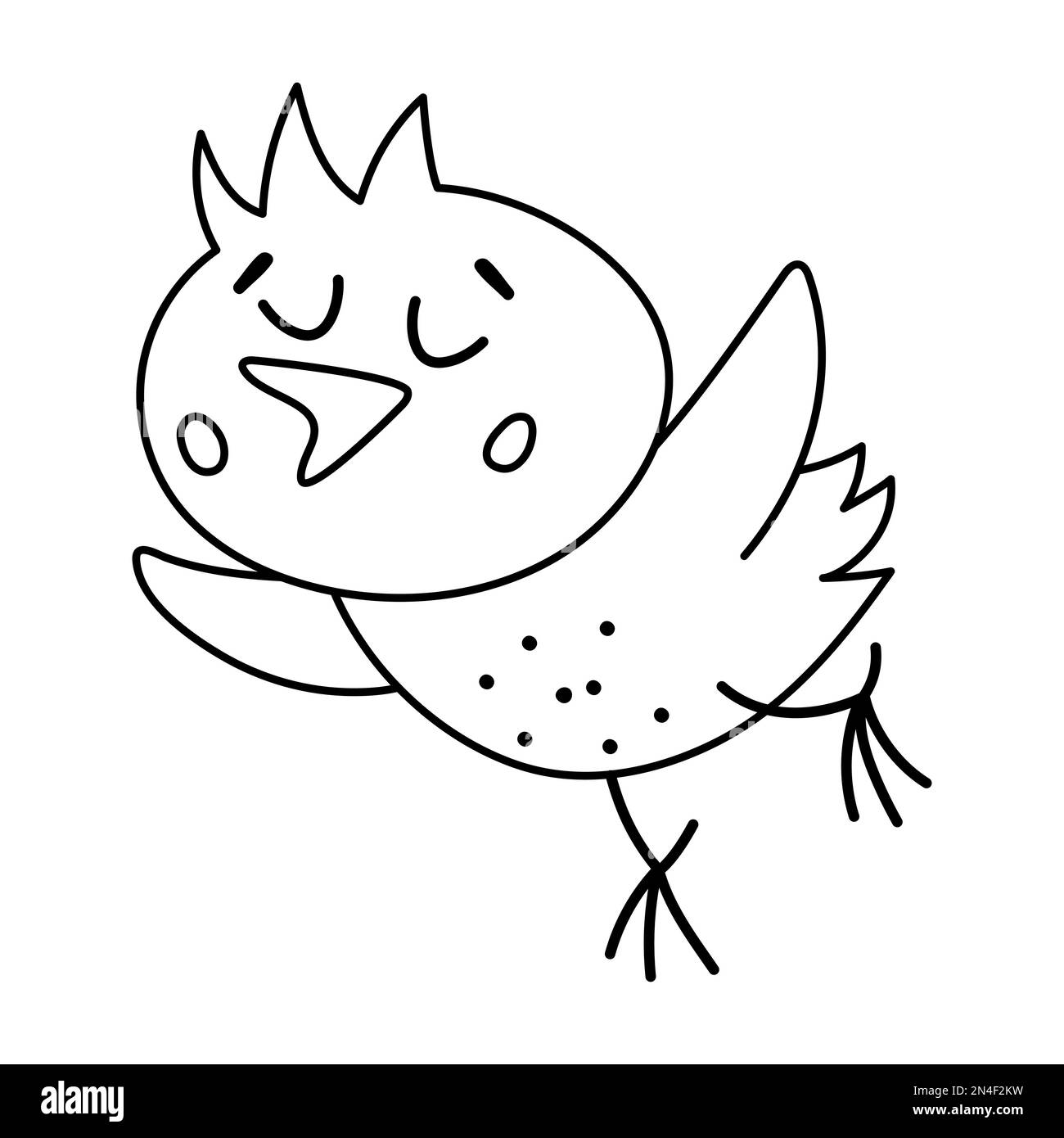Baby Chicken Clipart Black And White