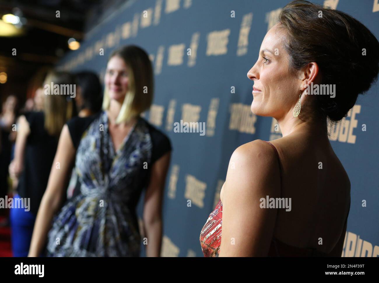 Annabeth Gish arrives at the Los Angeles premiere screening of "The ...