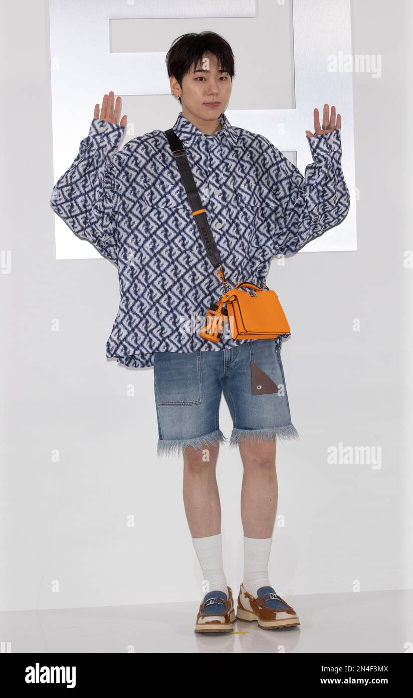 8 February 2023 - Seoul, South Korea : South Korean rapper Zico, attends a photo call for the ...