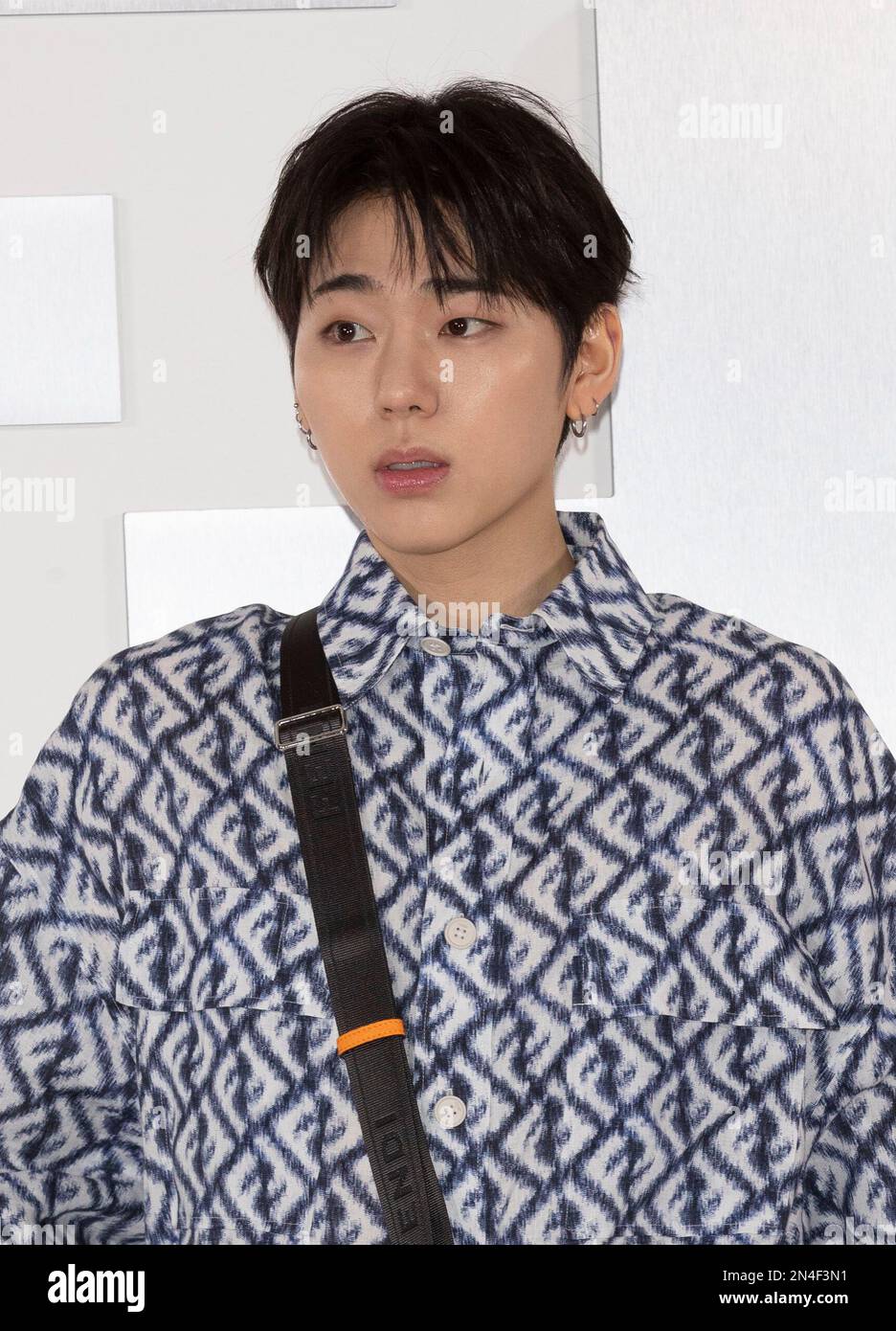 8 February 2023 - Seoul, South Korea : South Korean rapper Zico, attends a photo call for the ...