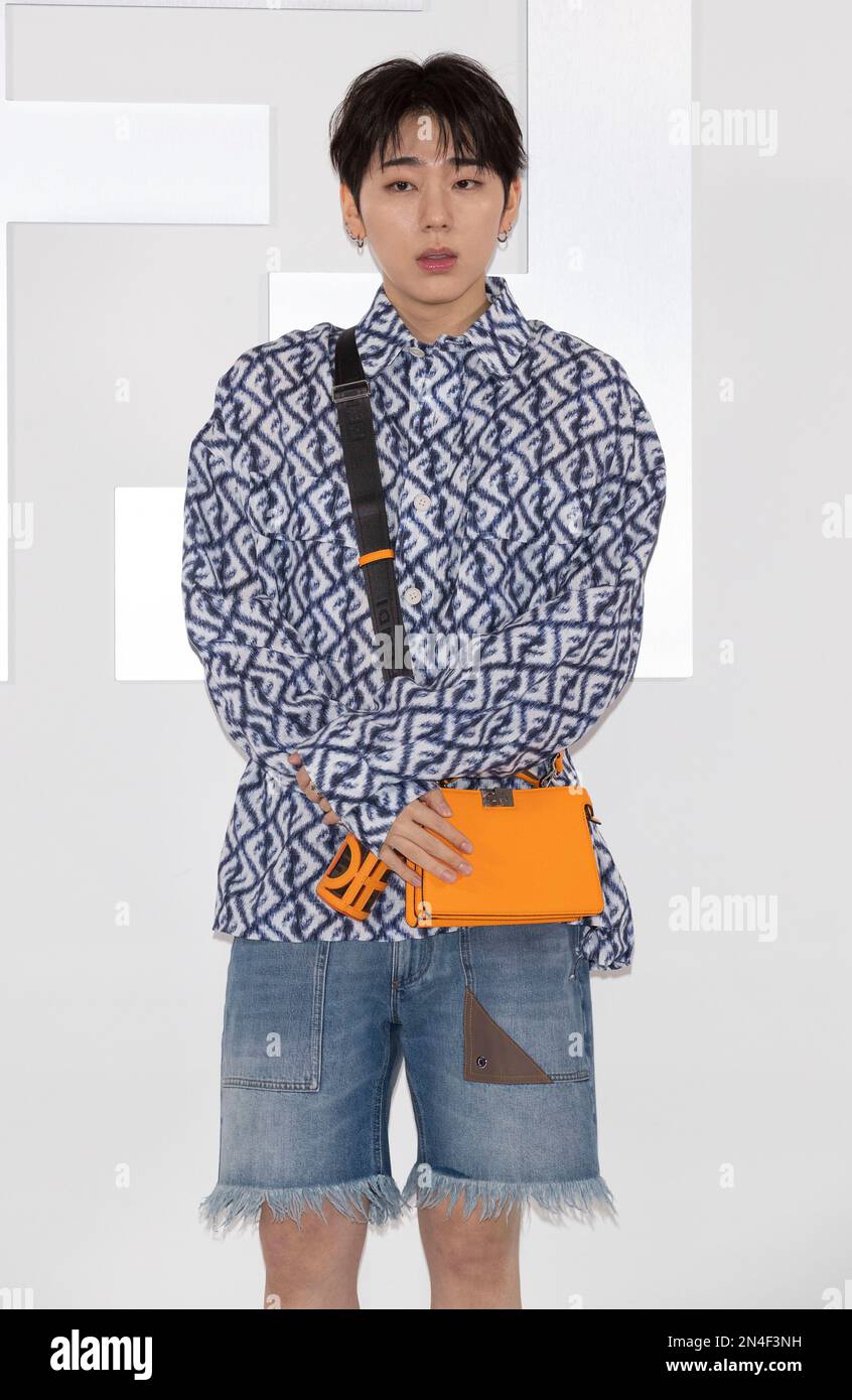 8 February 2023 - Seoul, South Korea : South Korean rapper Zico, attends a photo call for the ...