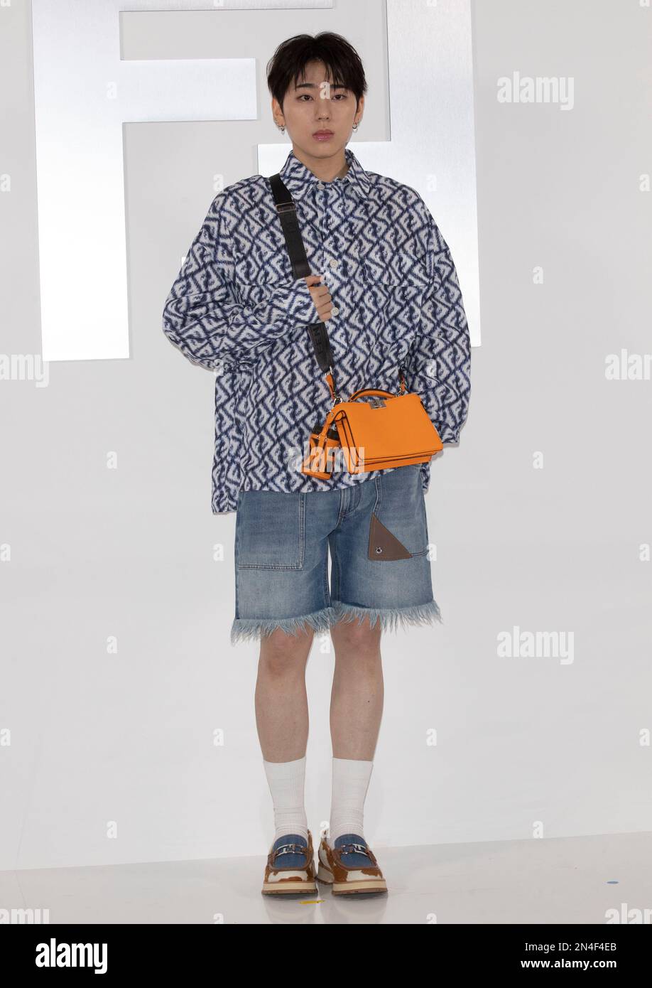 8 February 2023 - Seoul, South Korea : South Korean rapper Zico, attends a photo call for the ...