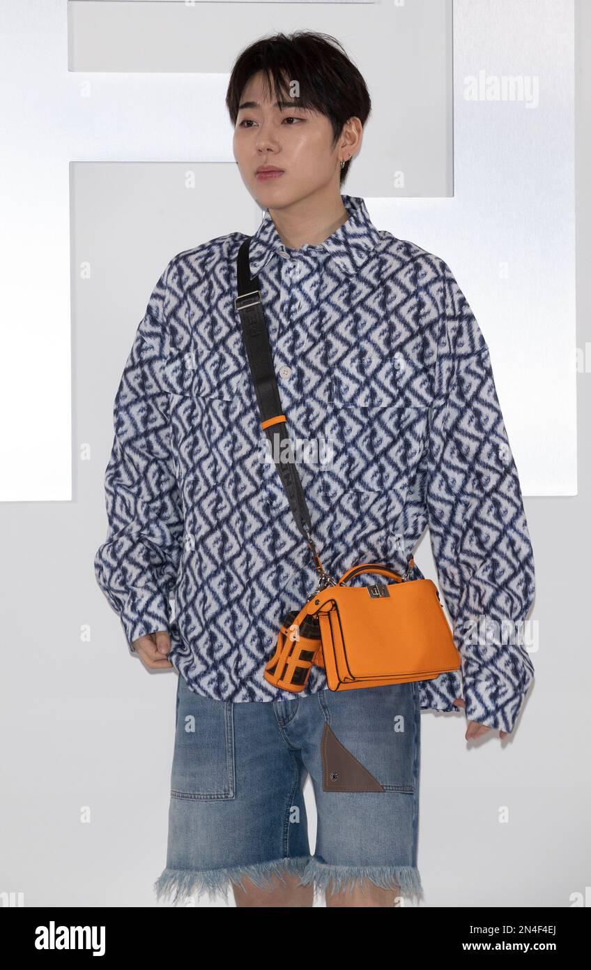 8 February 2023 - Seoul, South Korea : South Korean rapper Zico, attends a photo call for the ...
