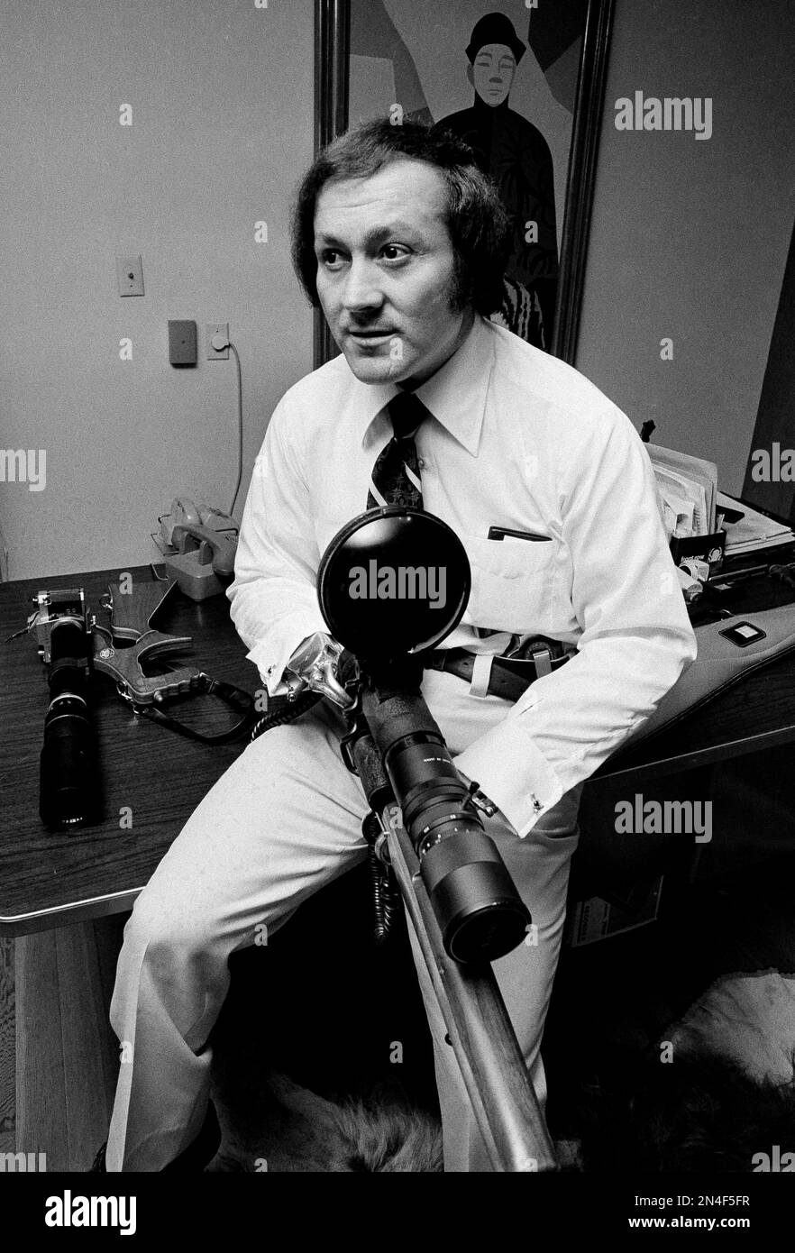 Jay. J. Armes, reputed super sleuth in the world of private detectives ...