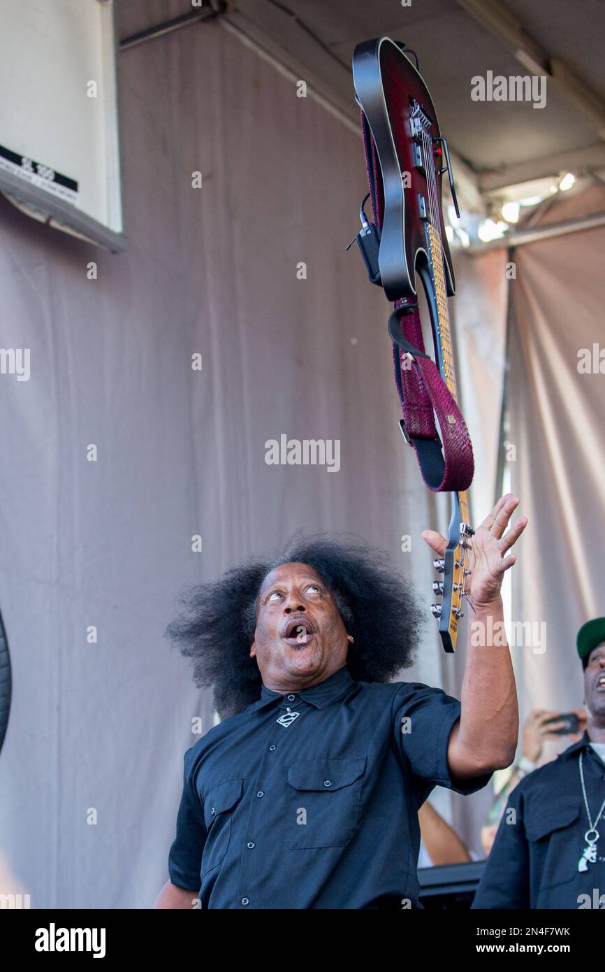 Guitarist Ernie C of Body Count performs at the Rockstar Energy Drink ...