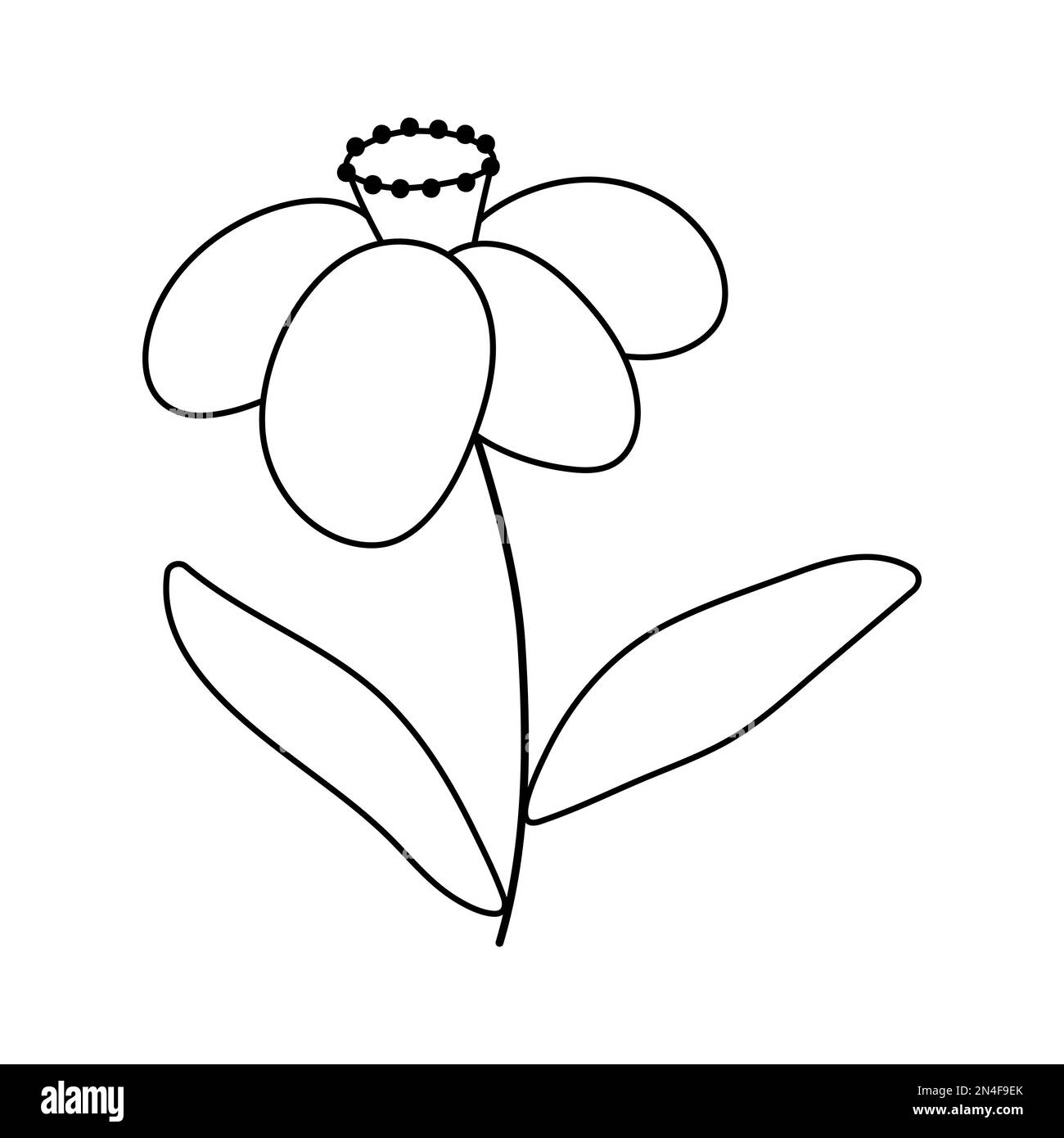 Spring Clip Art Black And White Daffodil Line Art Black And White