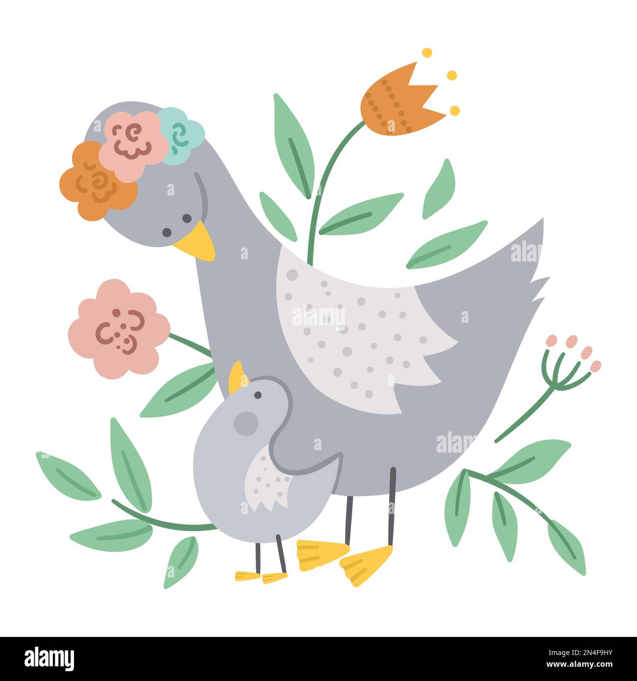 Cartoon Mother Goose