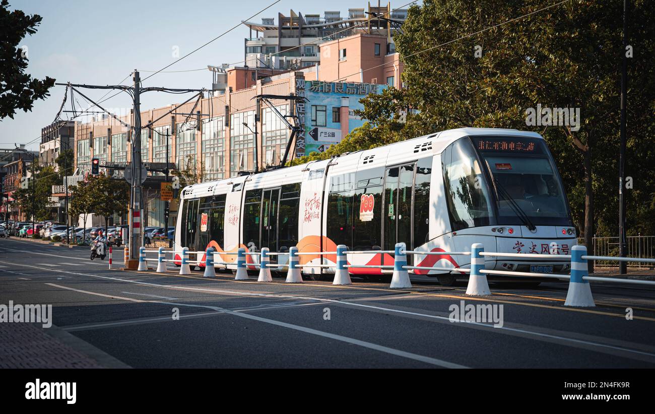 A view of the transportation in Shanghai, China Stock Photo - Alamy