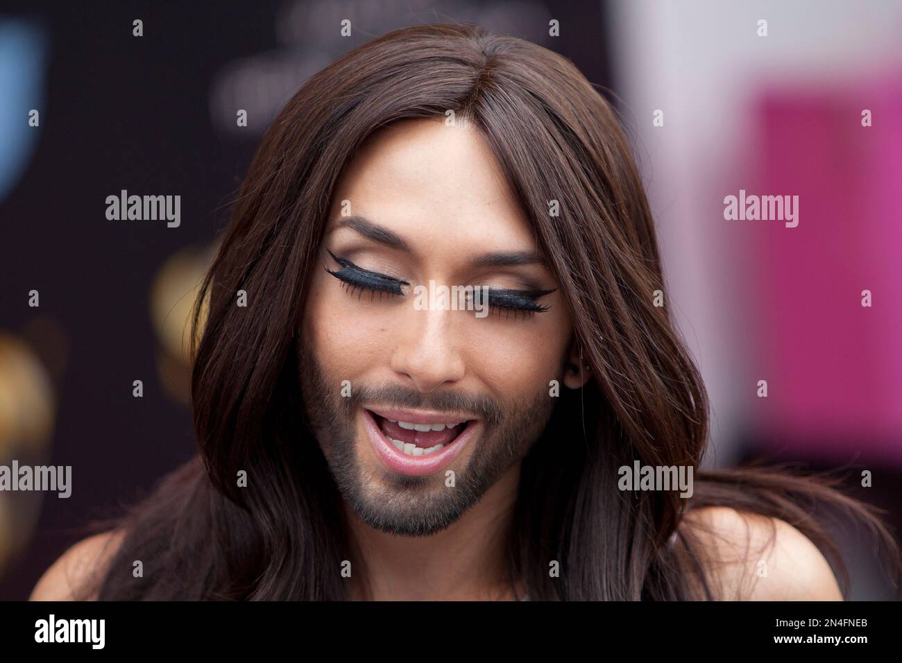 Austrian singer Conchita Wurst (Thomas Neuwirth) revives the 'Madrid ...