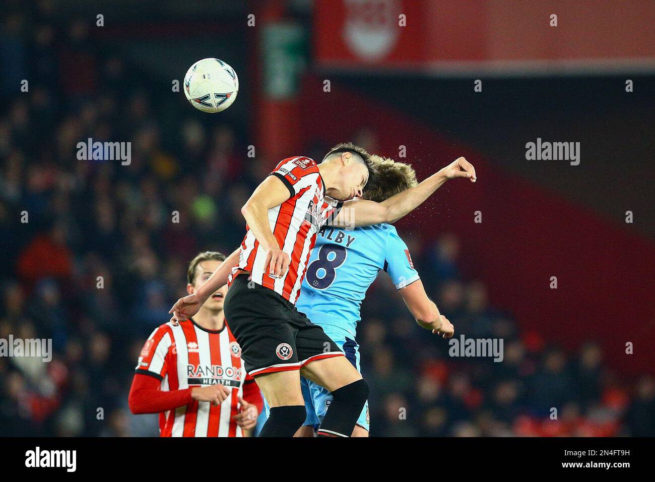Bramall Lane, Sheffield, England - 7th February 2023 Anel Ahmedhodzic ...