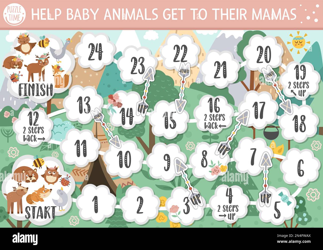 Mother And Baby Animals Games