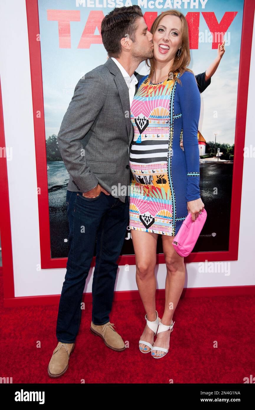 Kyle Martino, left, and Eva Amurri arrive at the LA Premiere of "Tammy ...